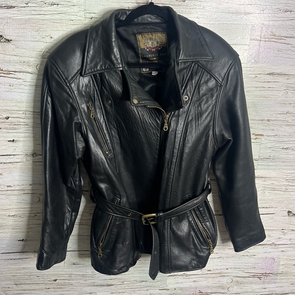 Laurence Roy | Jackets & Coats | Laurence Roy Black Lambskin Leather ...